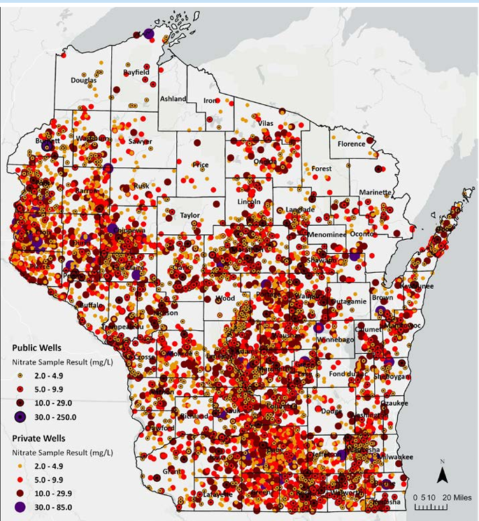 New warnings of water contamination from farm pollution in Wisconsin ...